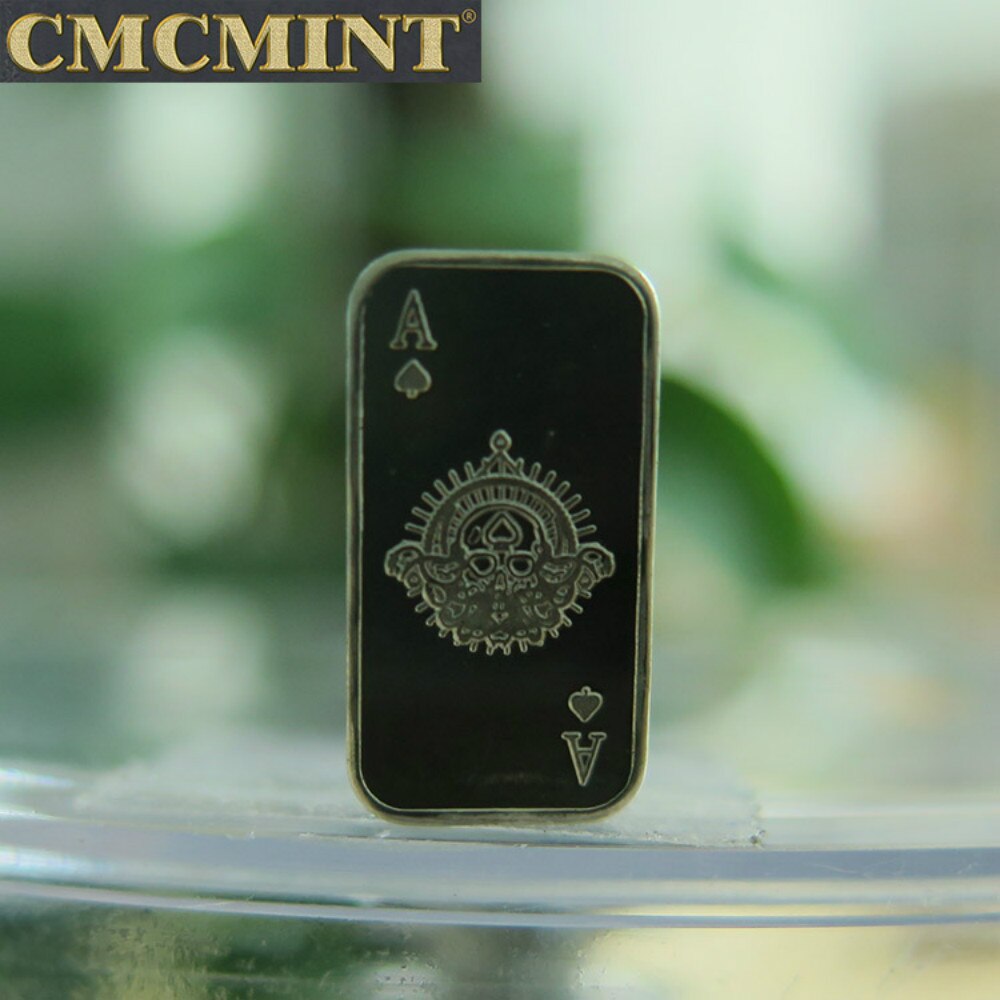 1 Gram Silver Ace Of Spades Card – Grandado