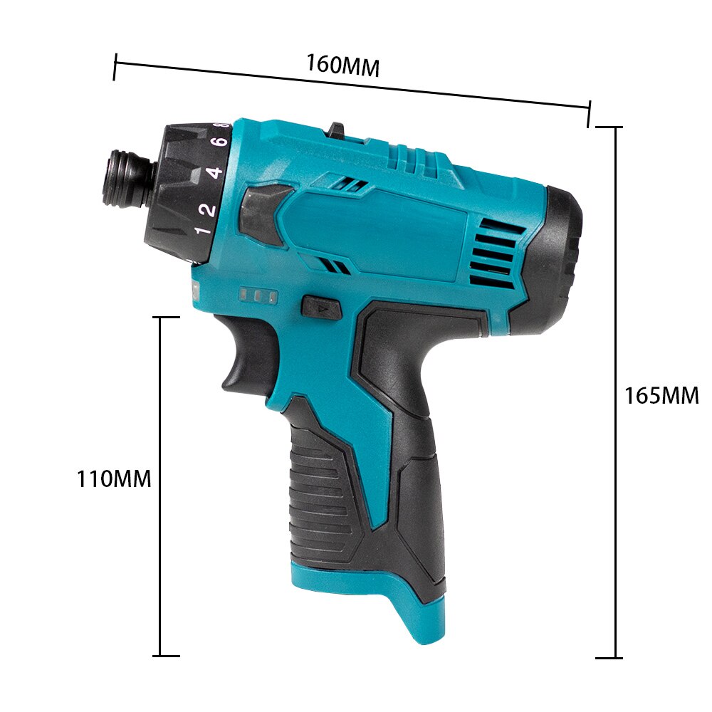 12V Lithium-ion Battery Cordless Screwdriver Elect... – Vicedeal