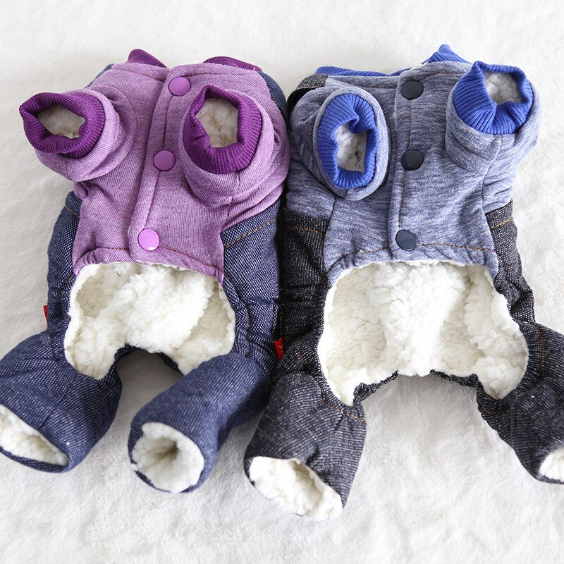 Winter Dog Overalls Jumpsuit Small Dog Clothes Chi... – Grandado