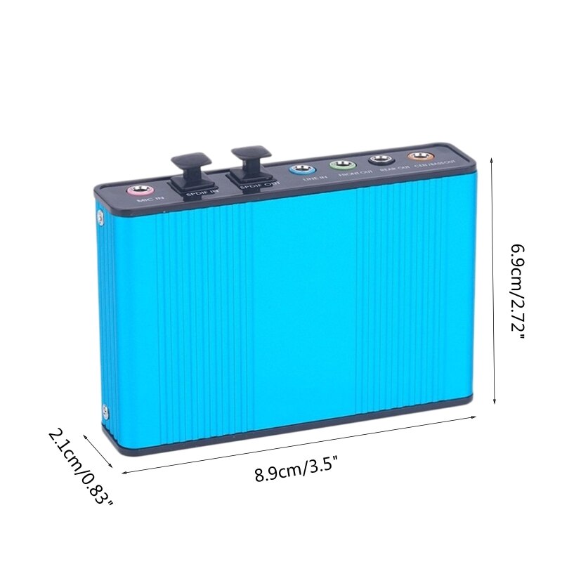 USB 5.1/7.1 External Sound Card Soundbox Dynamic 3... – Grandado