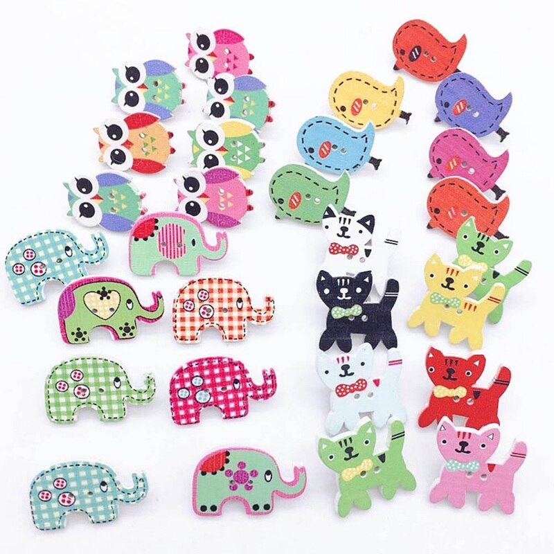 Vogel Uil Olifant Kat Push Pins Decoratieve Thumb ... – Grandado