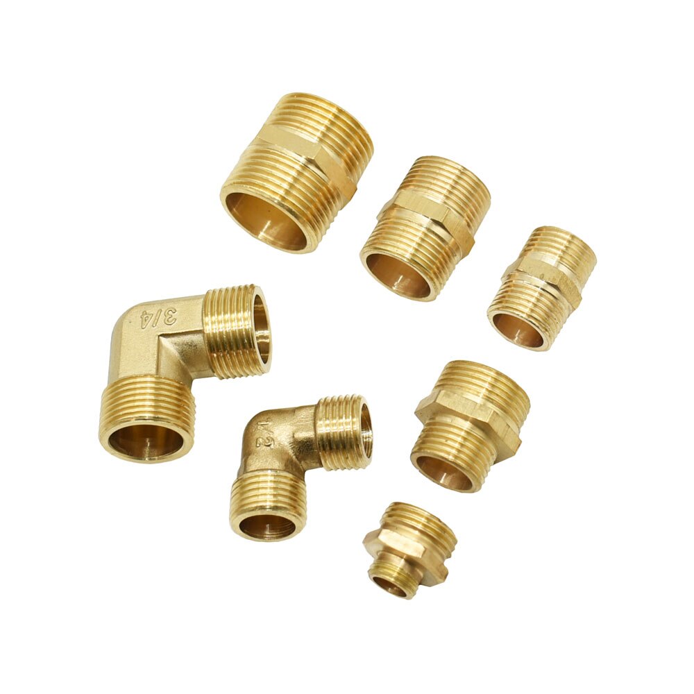 Brass 1“ 3/4“ to 1/2“ to 1/4“ Male Thread Connecto... – Vicedeal