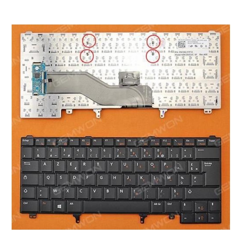 YALUZU Azerty French FR keyboard for DELL Latitude... – Grandado