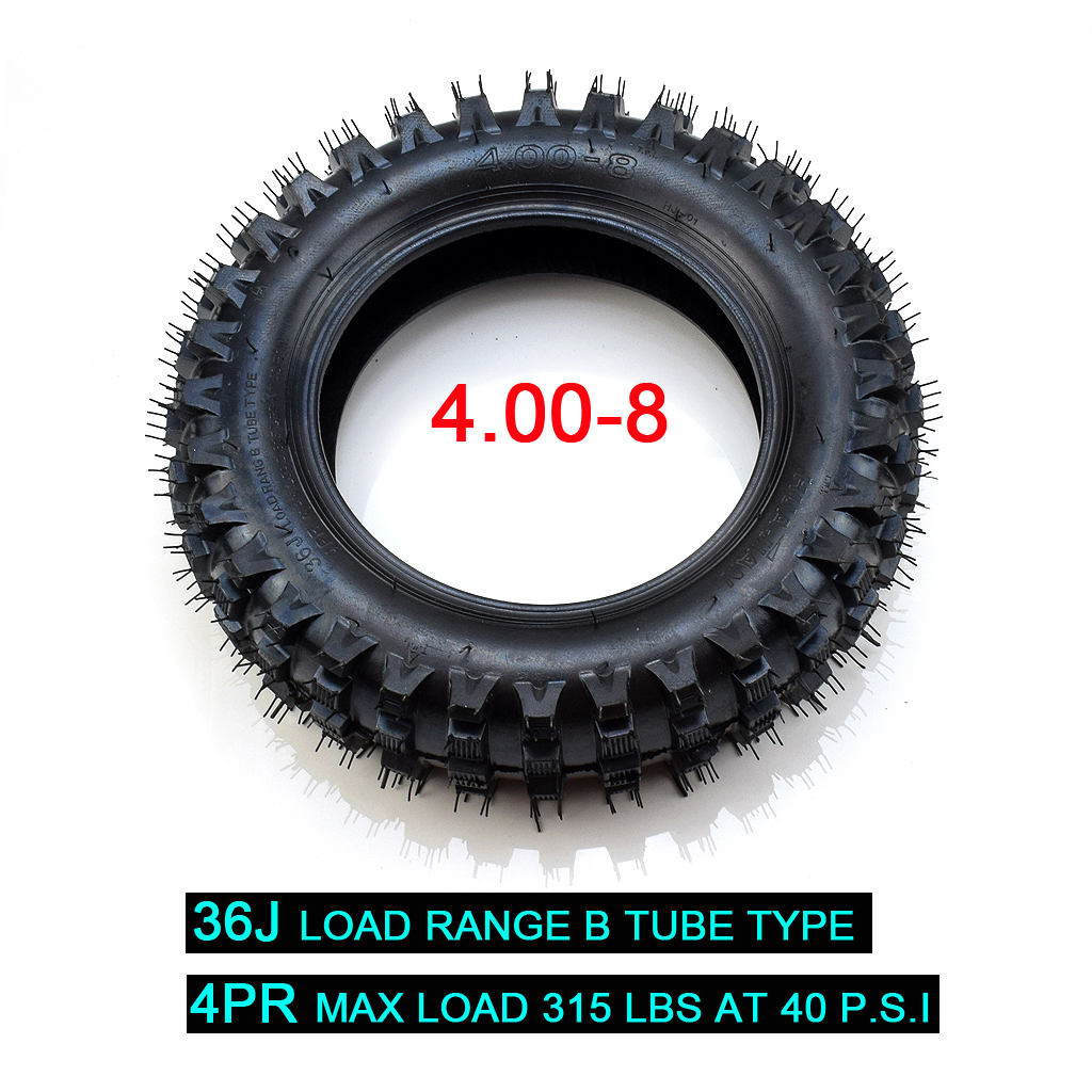 4.80/4.00-8 STUD Tyre FOR Lawn Tractor Wagon Snowb... – Grandado