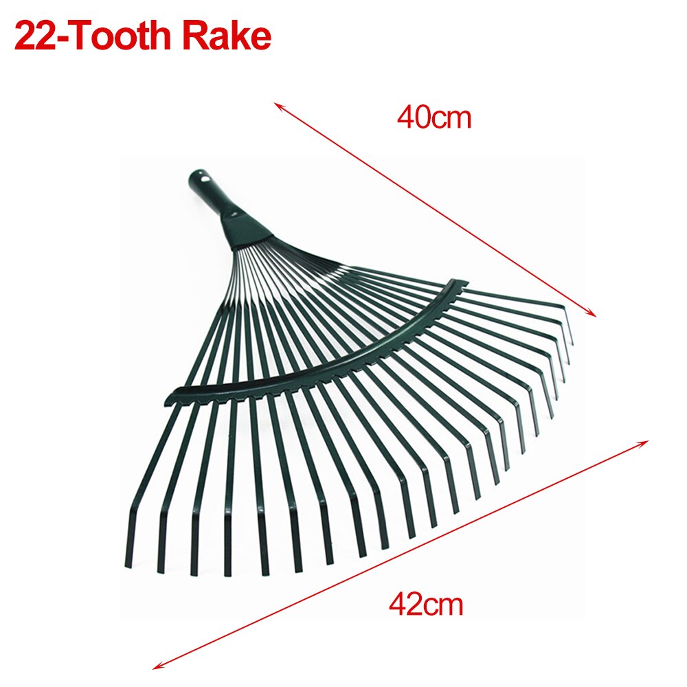 Garden Leaf Rake Hay Deciduous Farming Rake 22-too... – Vicedeal