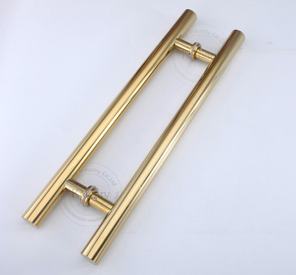 Polished stainless steel glass office door pull an... – Vicedeal