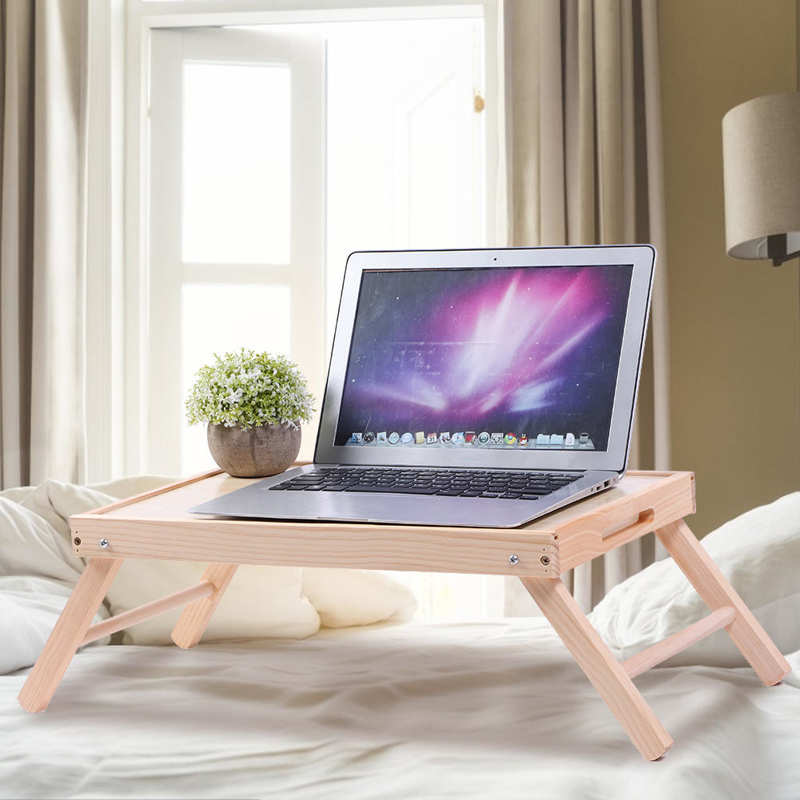 Foldable Multi-Purpose Bed Table Laptop Desk Break... – Vicedeal