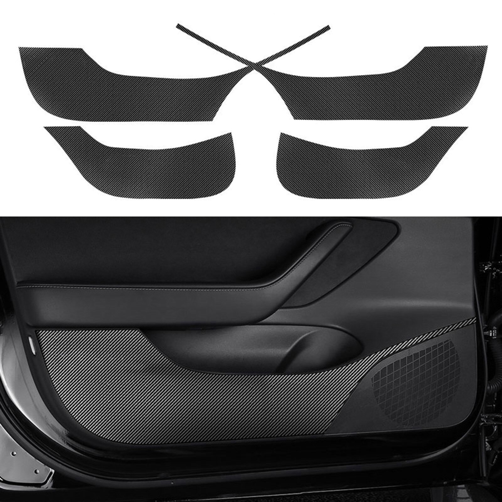 Auto Deur Anti Kick Film Voor Tesla Model 3 Besche... – Vicedeal