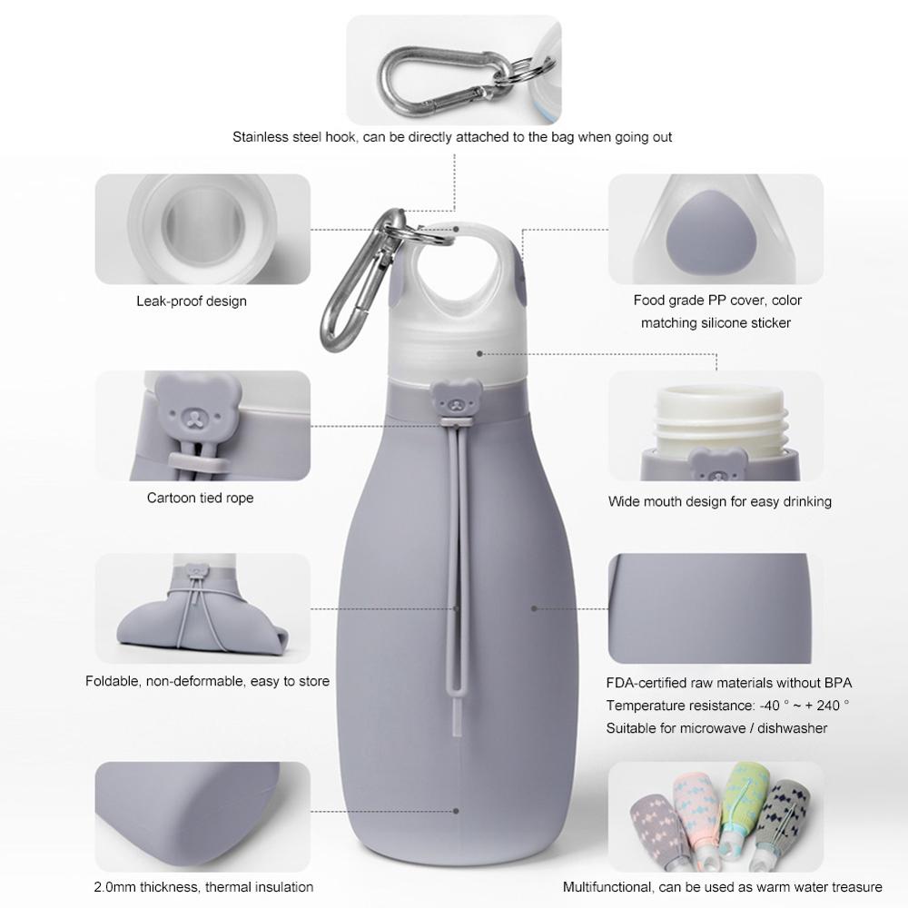 Water Fles Voor Outdoor Draagbare Silica Opvouwbar... – Vicedeal