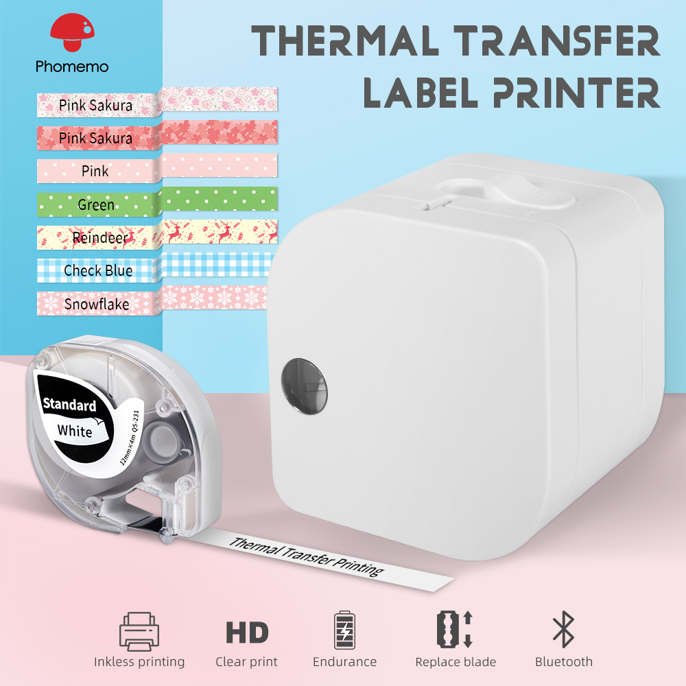 Phomemo Printer Transfer Thermisch Afdrukken Met 4... – Grandado