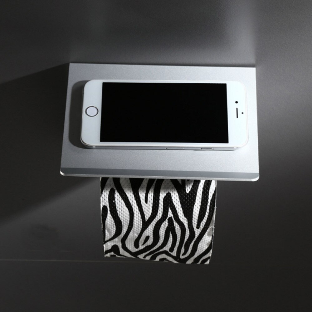 Ruimte Aluminium Houder Tissue Rollen Opslag Plank... – Grandado