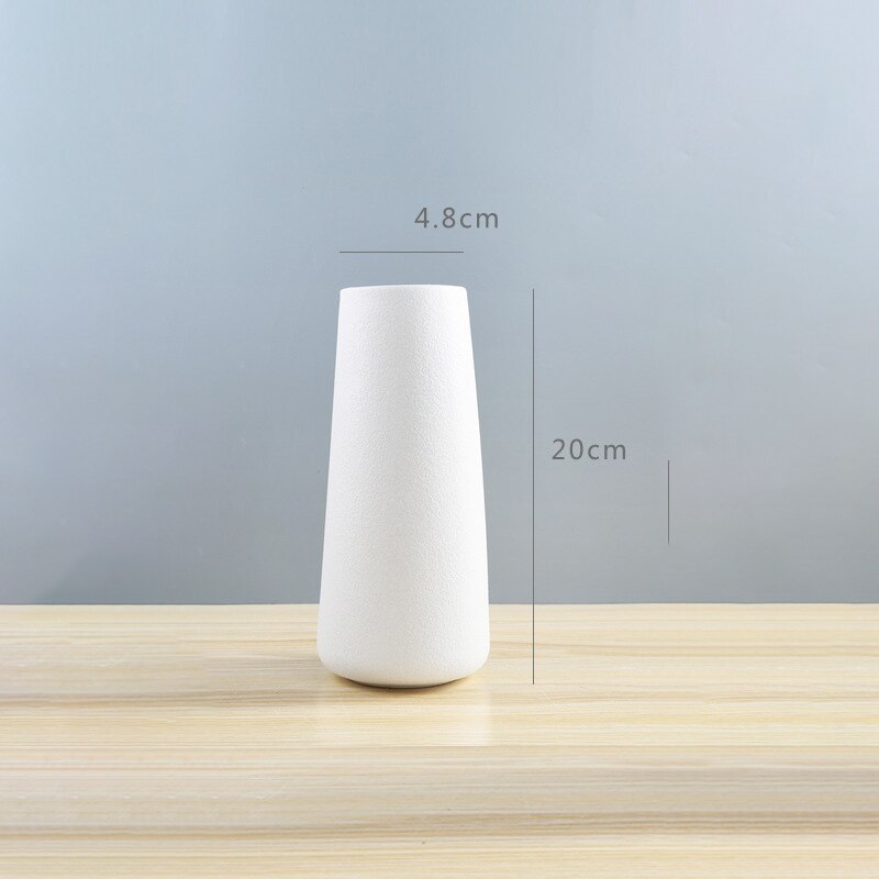 20/23.3/27cm Height White/Black Ceramic Tabletop V... – Grandado