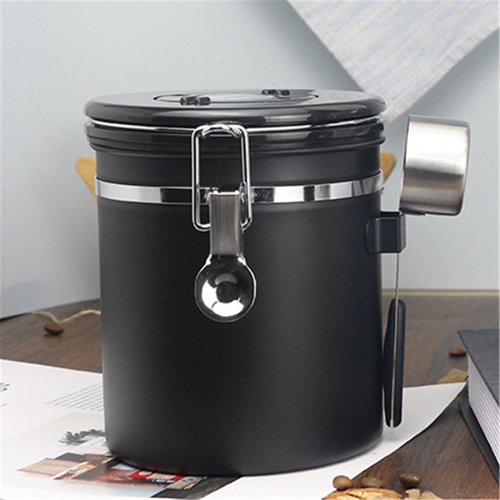 Sealed Storage Tank for Coffee Bean 1.5L Stainless... – Grandado