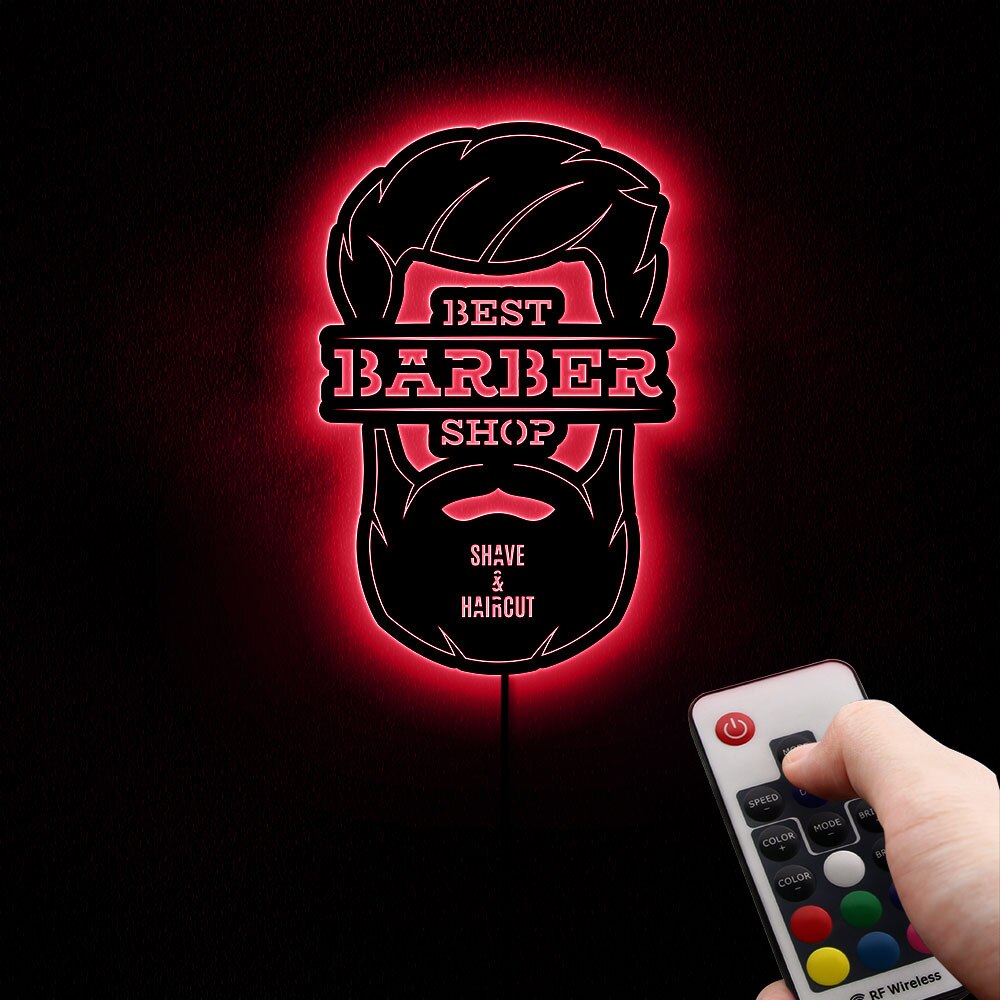 Barber Shop LED Business Sign Haircut Hairdresser ... – Grandado