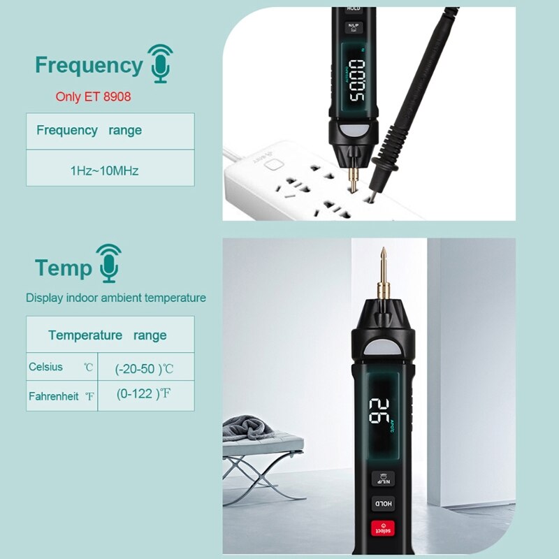 Digital Multimeter with Color Screen Voltage Test ... – Vicedeal