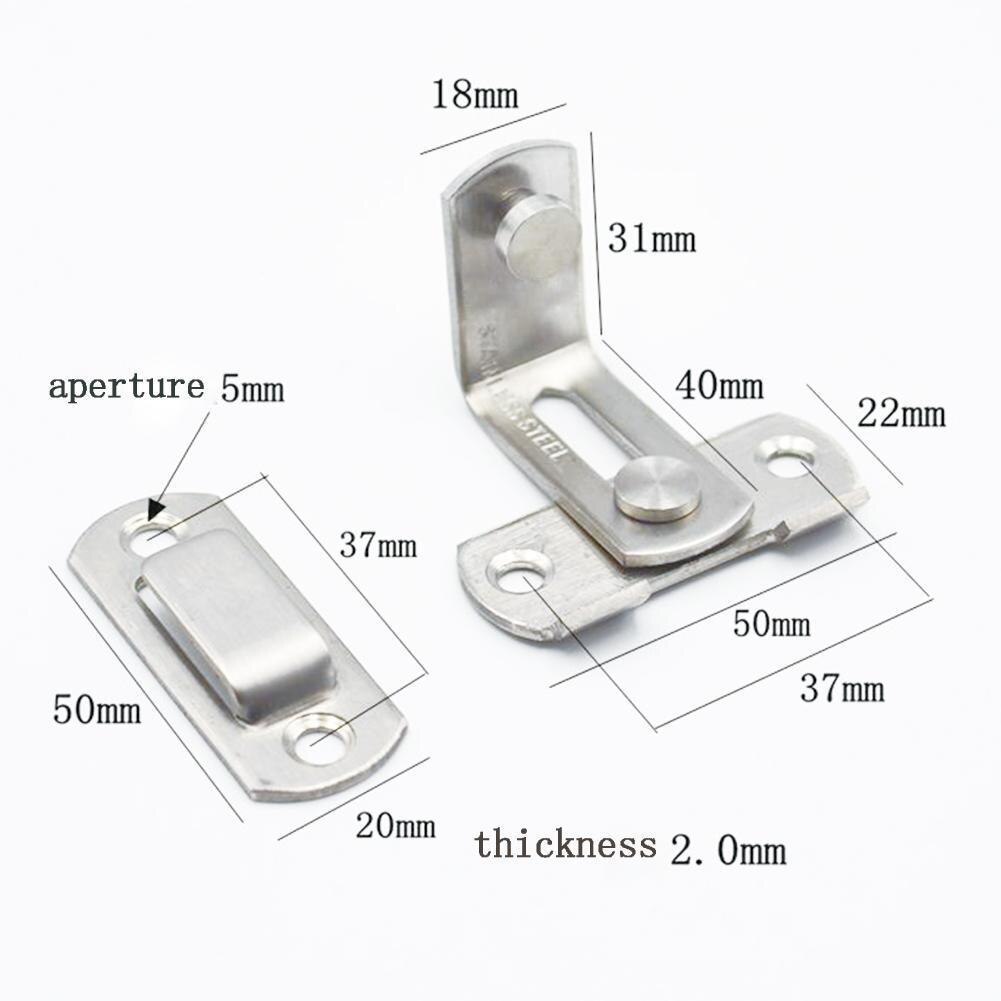 Right Angle Lock 90 Degree Room Door Buckle Buckle... – Grandado