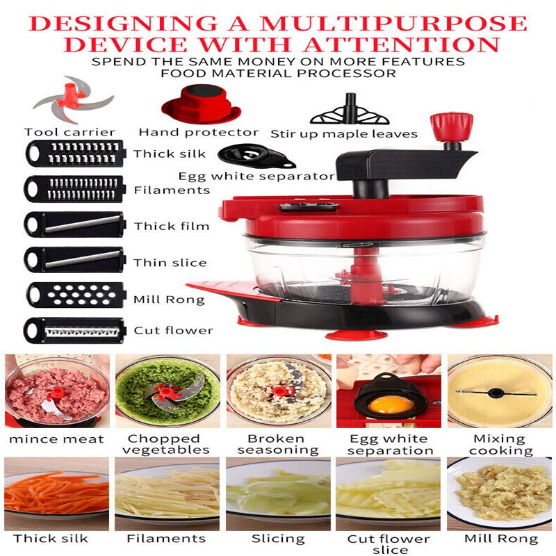 Hand Operate Manual Meat Grinder Sausage Beef Minc... – Vicedeal