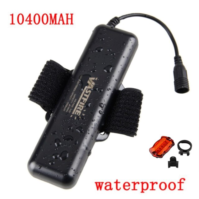 Waterproof Bike Light Power Source 8.4V 10400mAh B... – Grandado