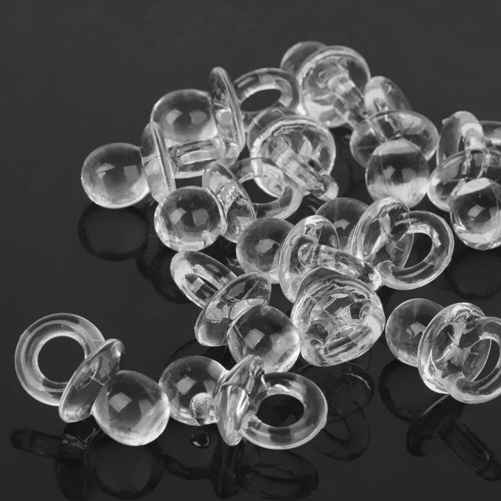 Acrylic Mini Pacifiers Baby Shower Favors DIY Boy ... – Grandado