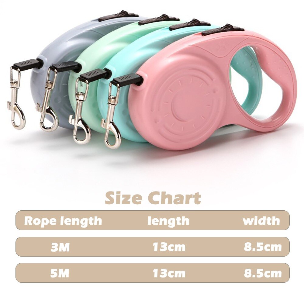 3M/5M Hondenriem Automatische Intrekbare Trekkabel... – Grandado