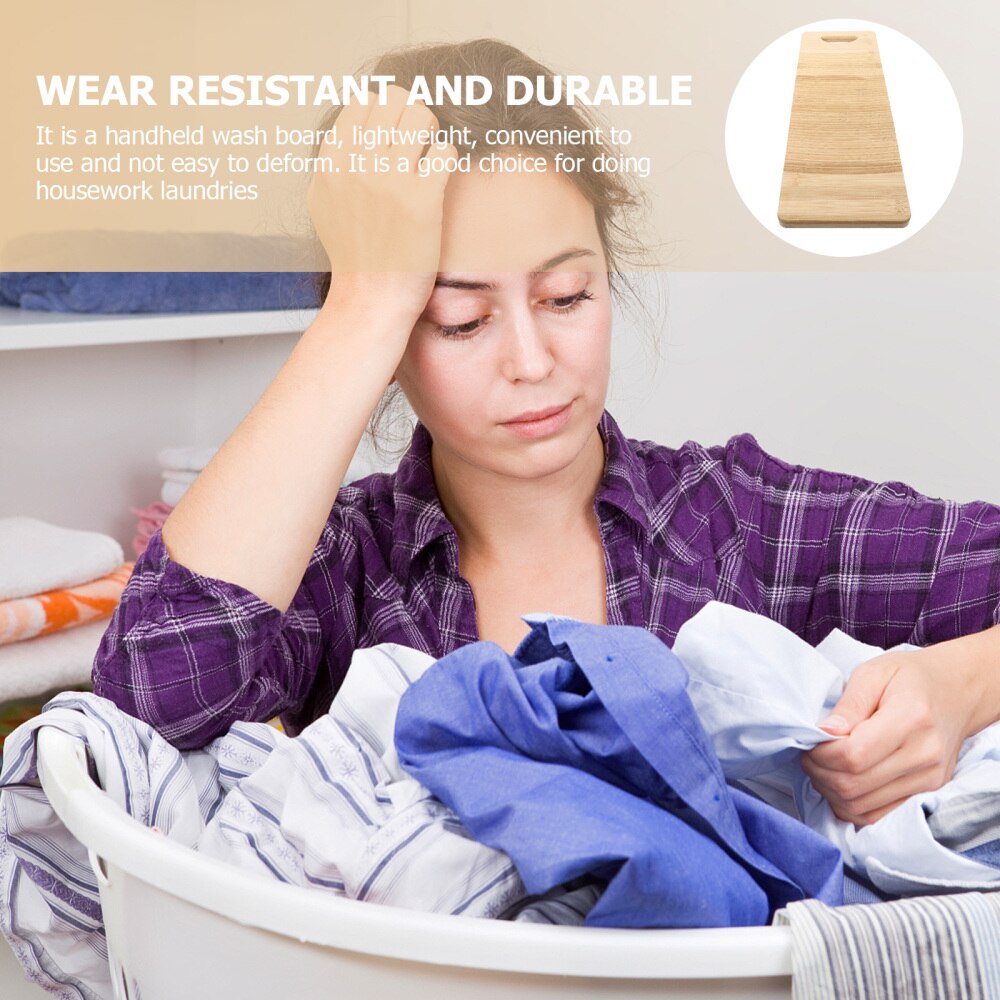 1pc Household Washboard Bamboo Washing Board Usefu... – Grandado