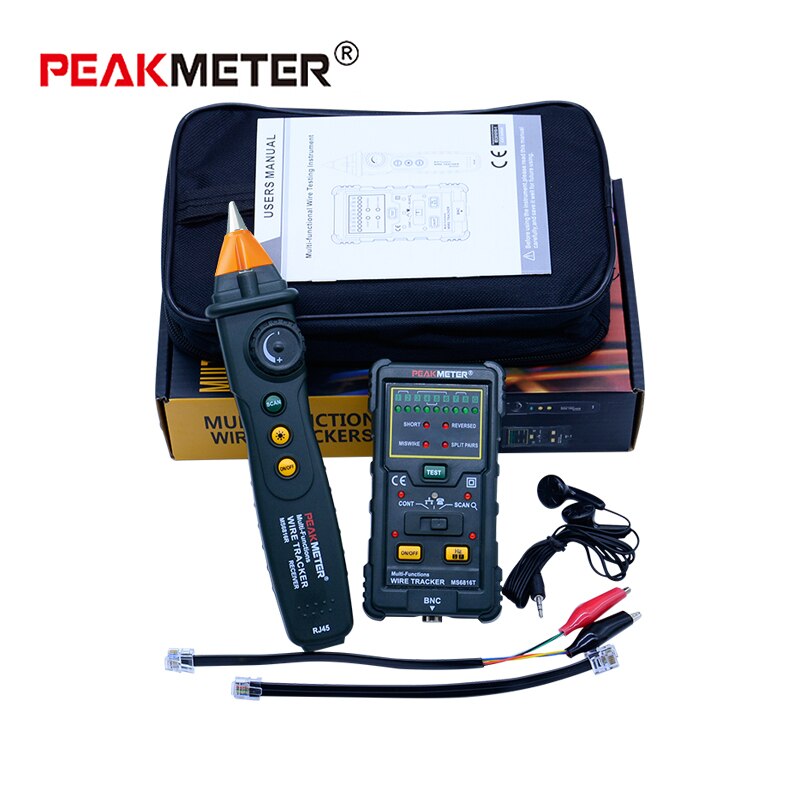 PEAKMETER MS6816R Cable Wire Tracker Telephone Lin... – Grandado