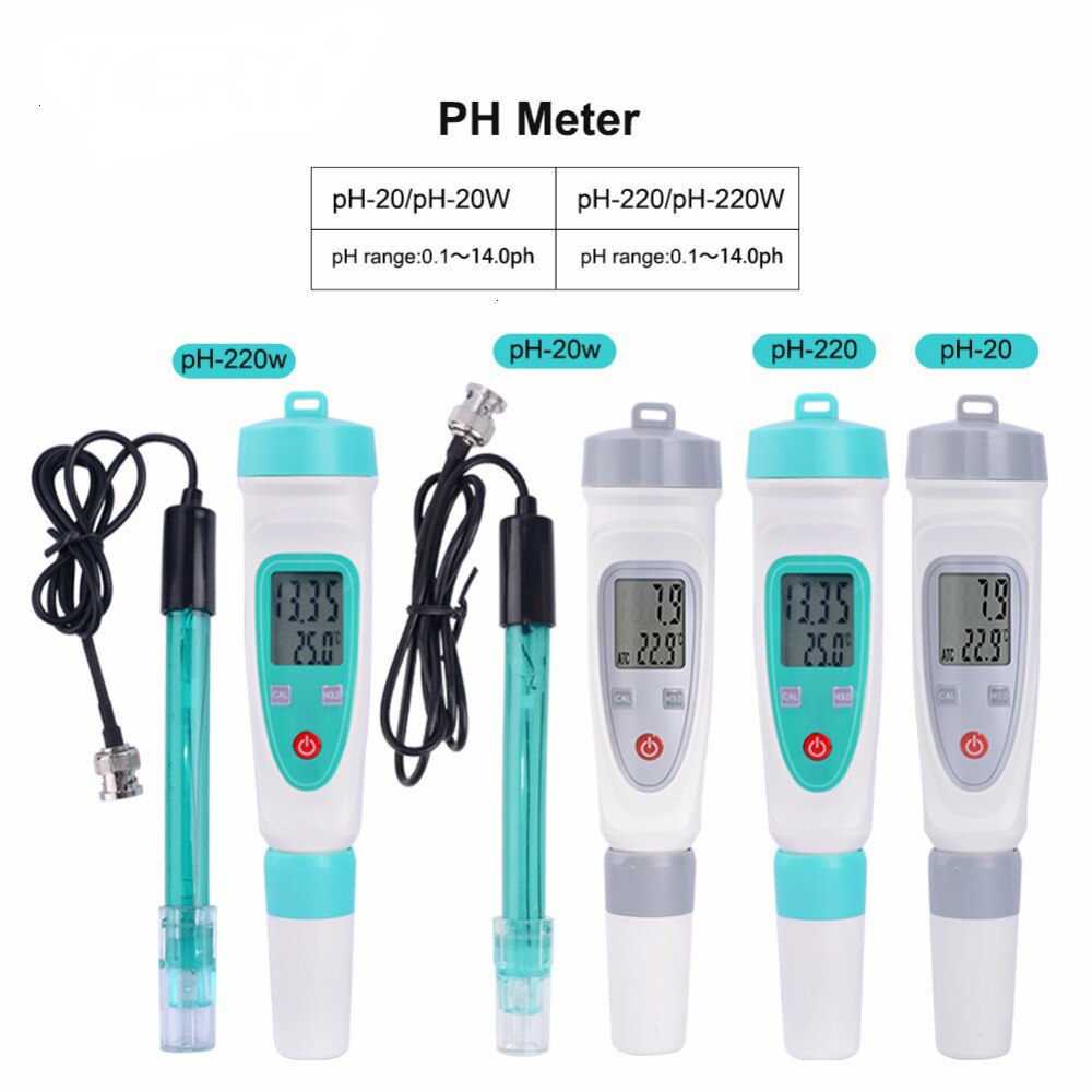 Digitale PH Meter Ph-20/ph-220/ph-20w/ph-220w Ph T... – Grandado