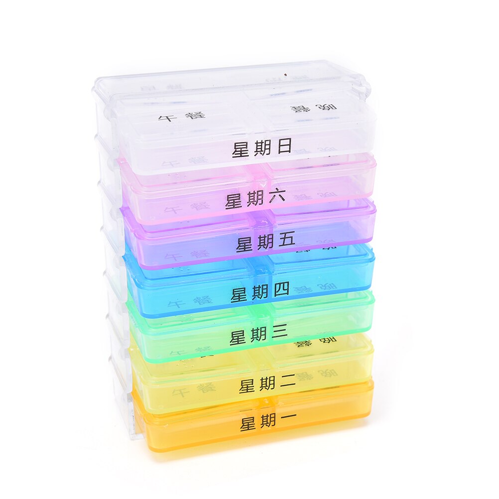 7 Day Sterile Tablet Sorter Dispense Box Container... – Grandado