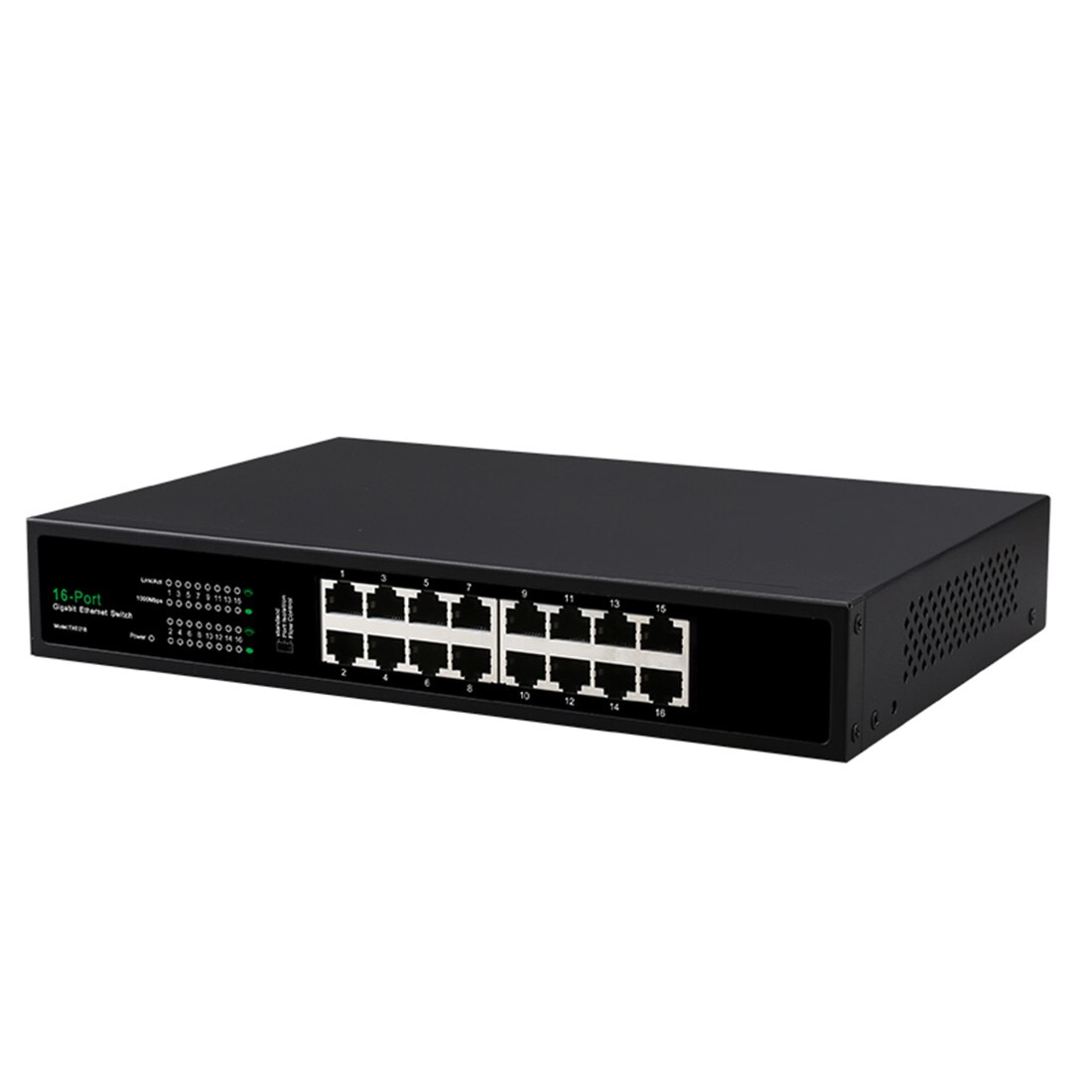 DIEWU TXE018 16-port Gigabit Ethernet Switch RJ45 ... – Grandado