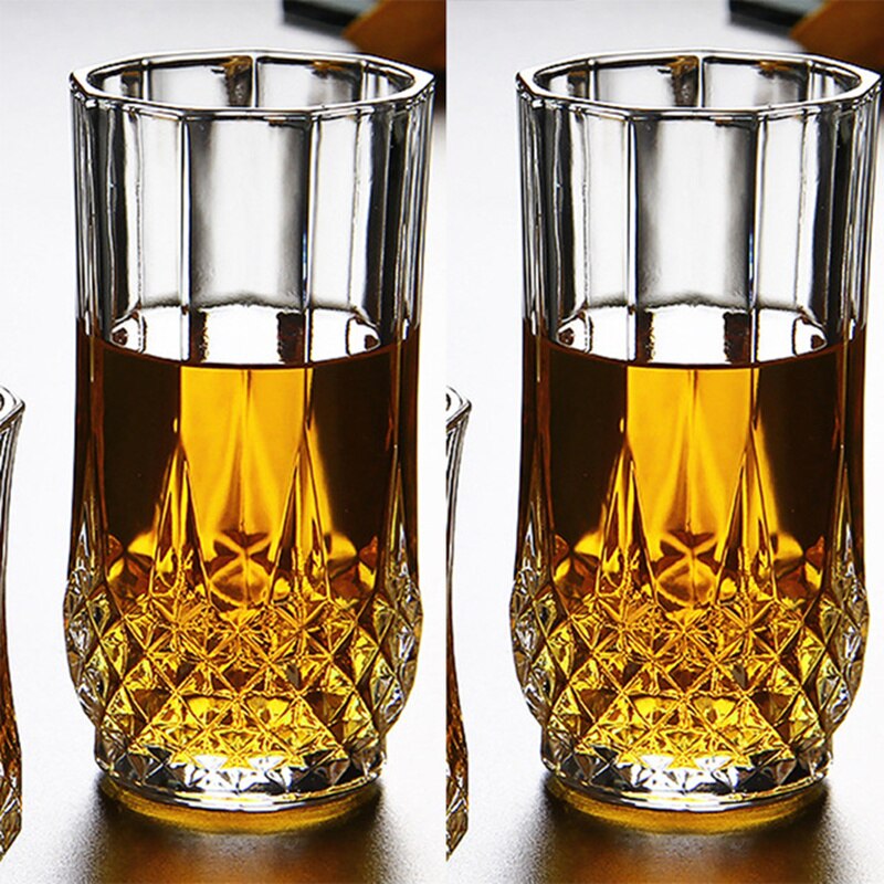 2 whisky glass, diamond glass, crystal glass, beer... – Grandado