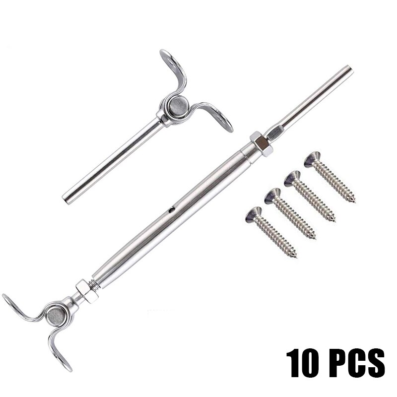 Stainless Steel Cable Railing Kit Systems Fit 1/8"... – Grandado