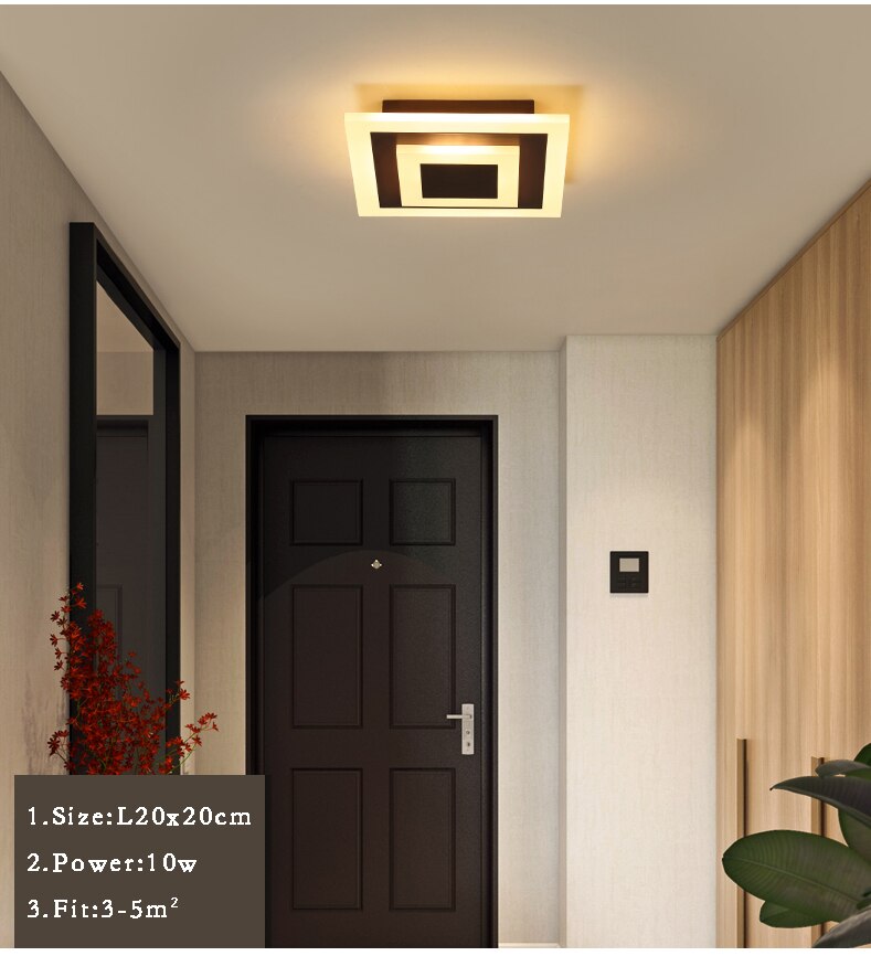 Armatuur Moderne Led Kroonluchter Gang Indoor Verl... – Vicedeal