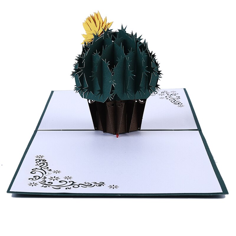 1pc 3D Pop Up Greeting Cards With Envelope Cactus ... – Grandado