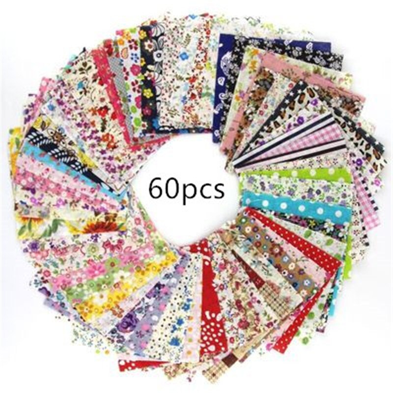 15-100pcs/set 20*25cm Cotton Fabric Printed Floral... – Grandado