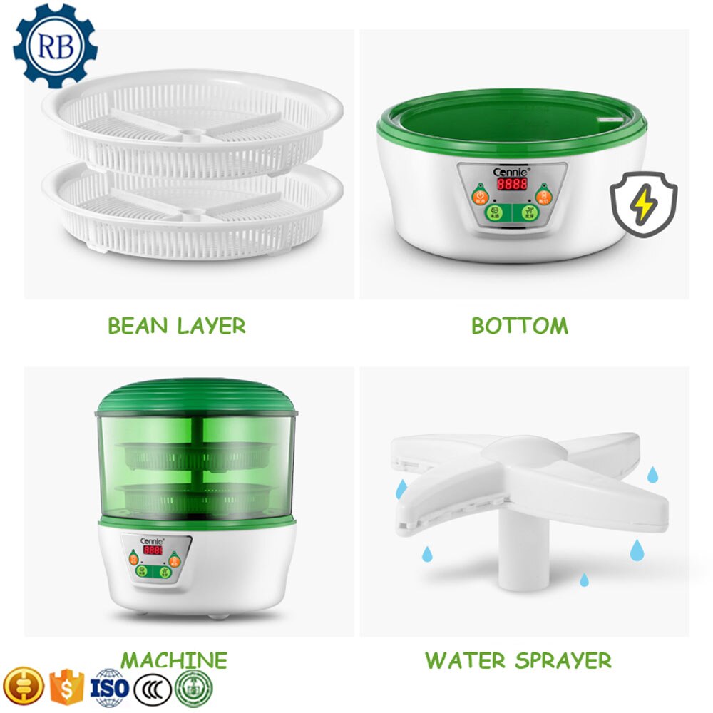 Automatic Bean Sprout Growing Machine 3 Layers Gre... – Grandado