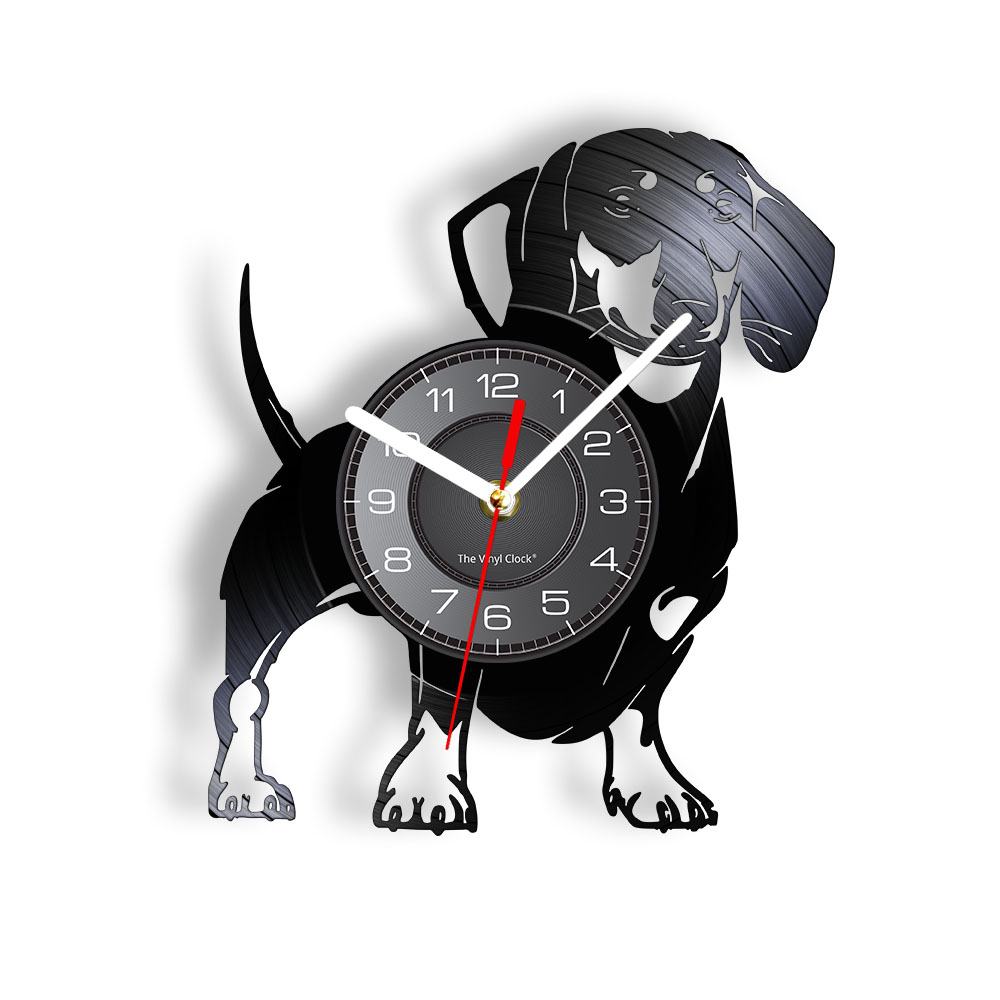 Wirehaired Dachshund Dog Wall Clock Dog Wiener-Dog... – Grandado