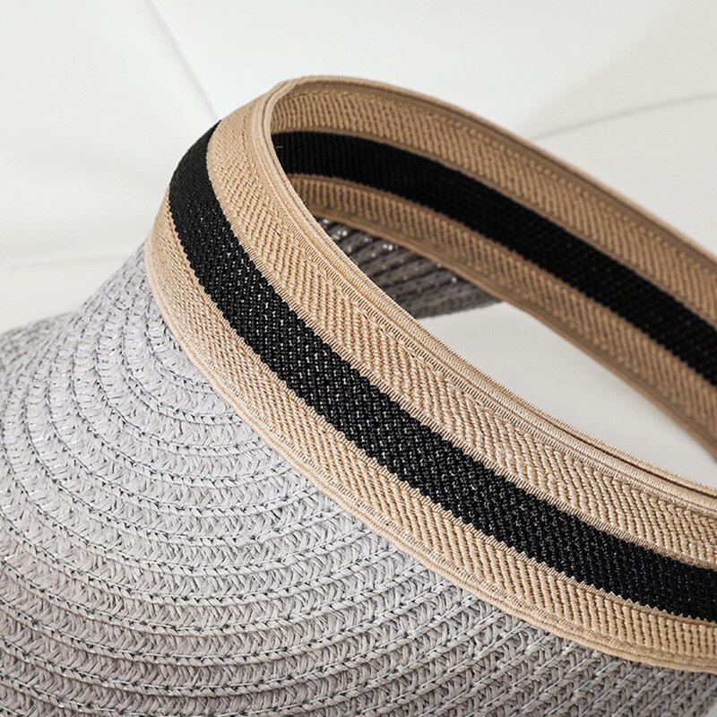 Vrouw Zon Hoeden Hand Made Diy Straw Visor Caps Vo... – Vicedeal
