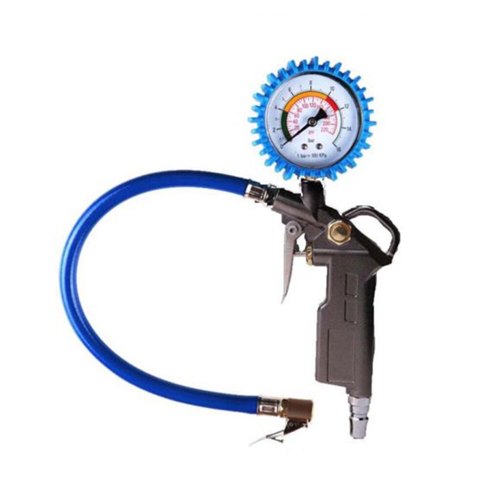 200 Psi Tire Inflator Met Luchtdrukmeter Pistol Ch... – Vicedeal