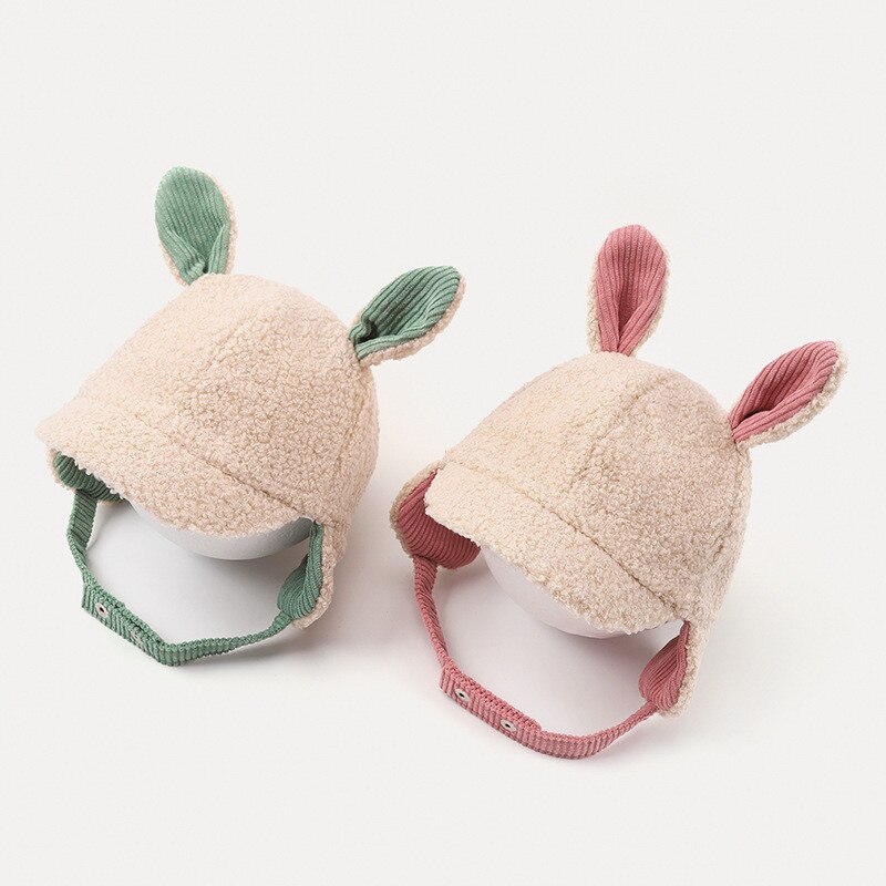 Bomber Hats For Kids Beanie Hat Rabbit Ears Caps W... – Grandado