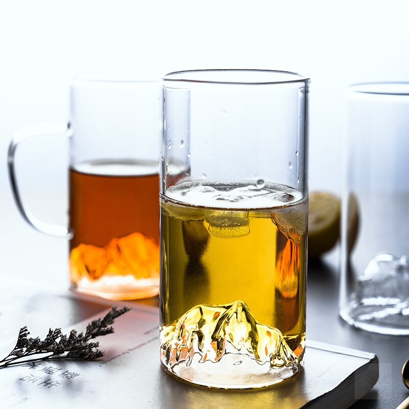 Groene Thee Vulkaan Glas Drinkbeker Thee Cup Mount... – Vicedeal