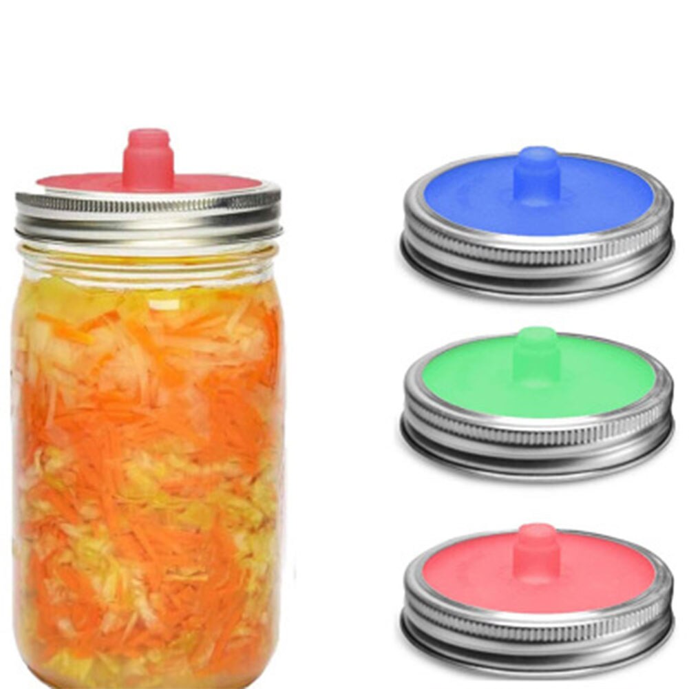 5Pcs Waterless Airlock Fermentation Lids Silicone ... – Grandado