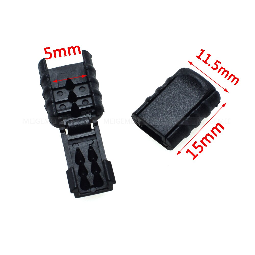 200 stks/pak Cord Ends Zipper Pull Cord Lock Stopp... – Grandado