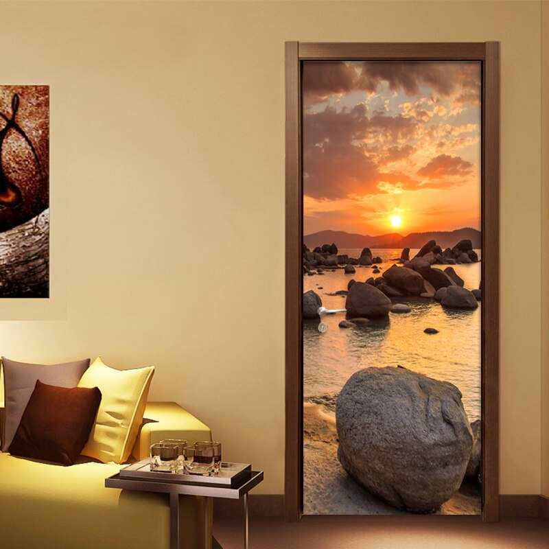 PVC Self-Adhesive Waterproof Wall Door Sticker 3D ... – Vicedeal