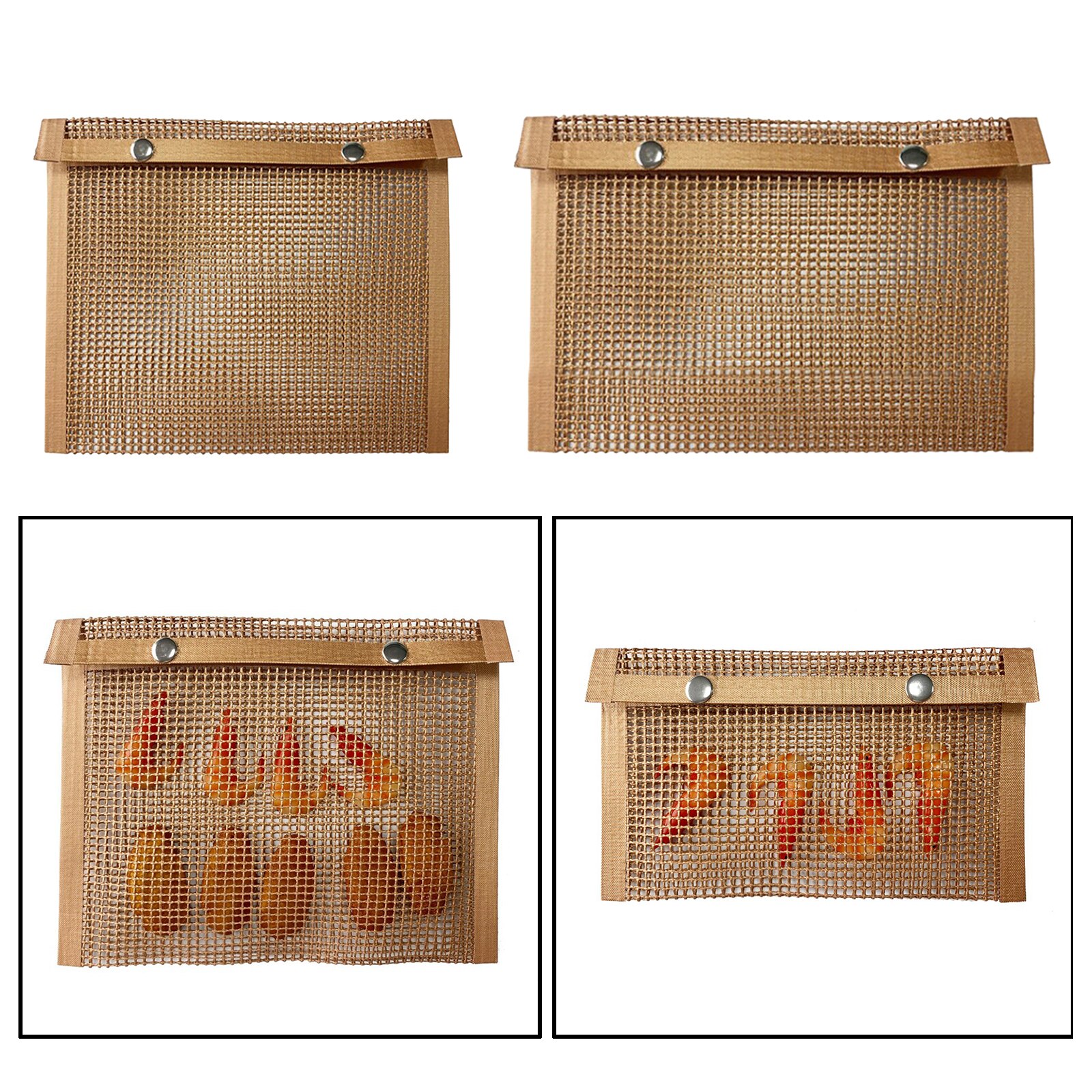 Non Stick PTFE Mesh Bag For Grill Oven Bags Barbec... – Vicedeal