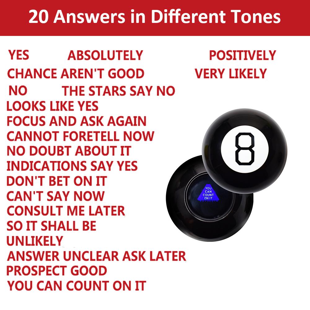 Ball Black 8 Magic Props Prophecy Magic Ball Perfe... – Grandado