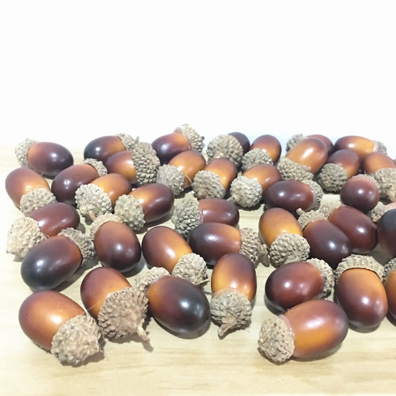 5/10Pcs Artificial Mini Acorn Fruits Oak Foam Nut ... – Grandado
