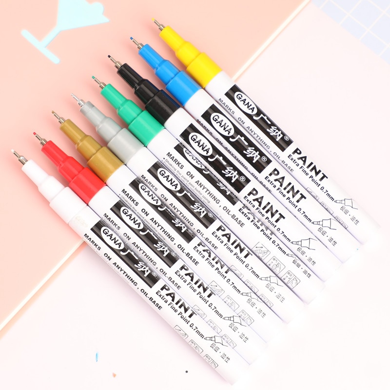 1pcs Metallic Marker 8 Colors for Choose 0.7mm Ext... – Grandado