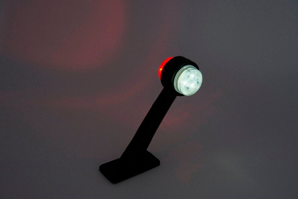 2 X long 2'' E9 red amber truck amp 12V 24v double... – Grandado