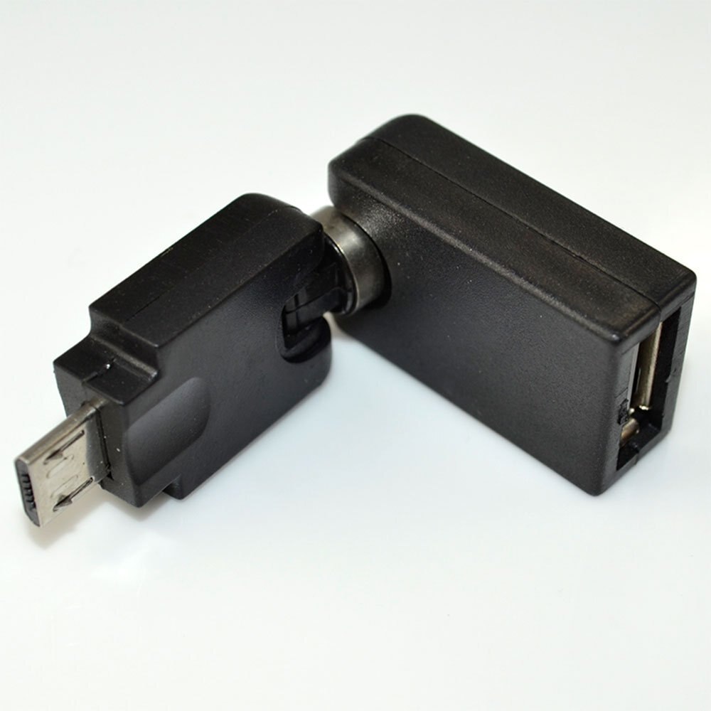 USB 2.0 A female to Micro 5 pin male 360 Degree ro... – Grandado