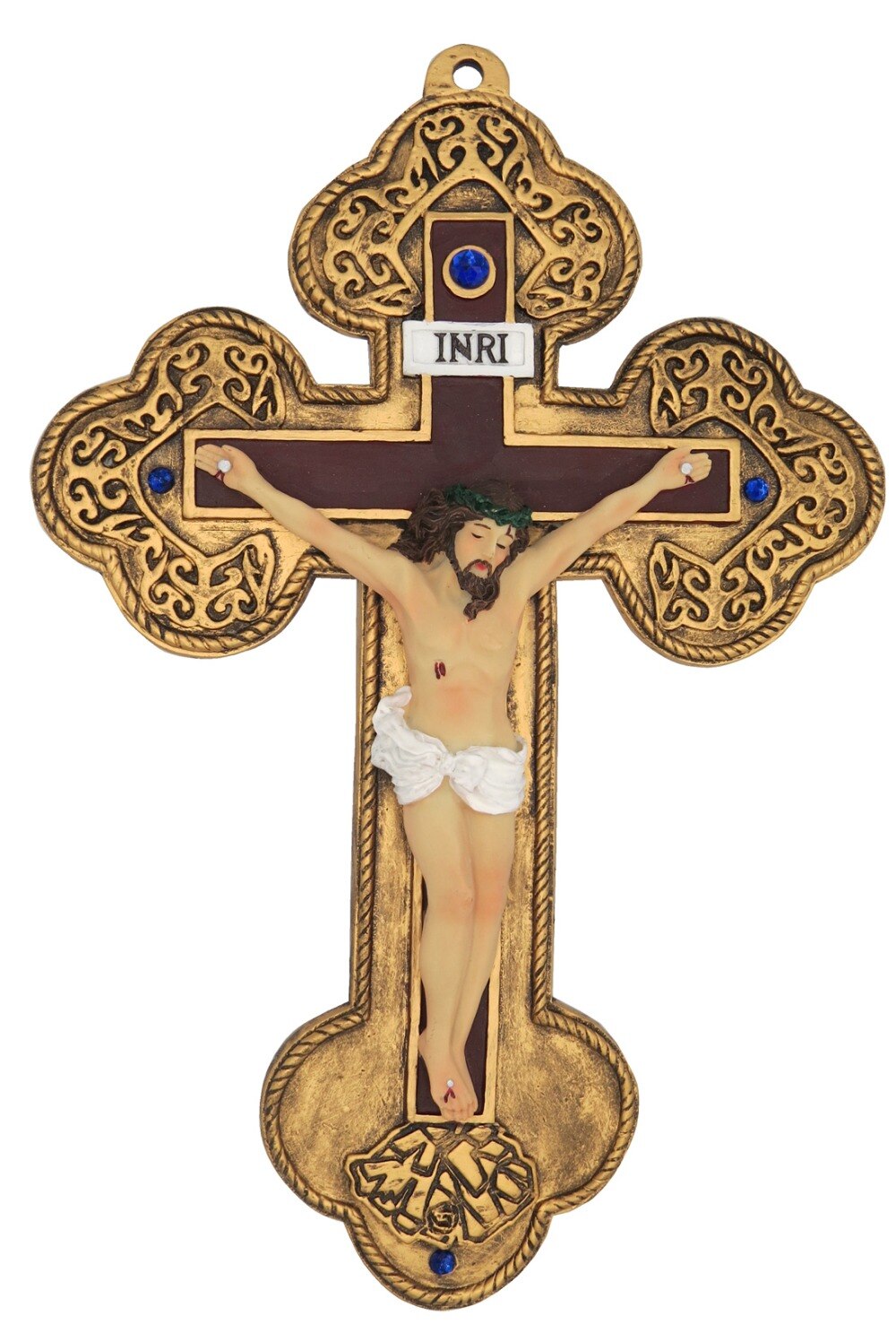 Hankroi 14 Inches Resin Wall Crucifix Jesus Christ... – Grandado